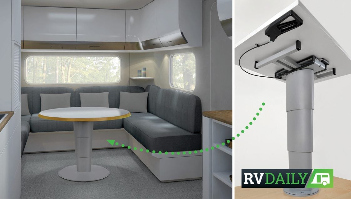 Camec Primero Comfort Table Support - RV Daily