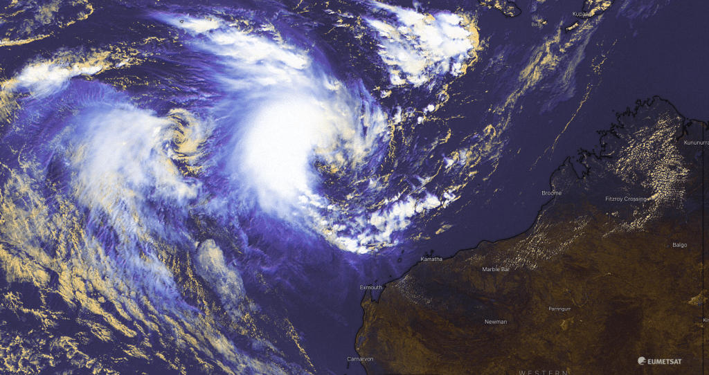 Cyclone Warning for WA's Midwest-Gascoyne and Pilbara area - RV Daily