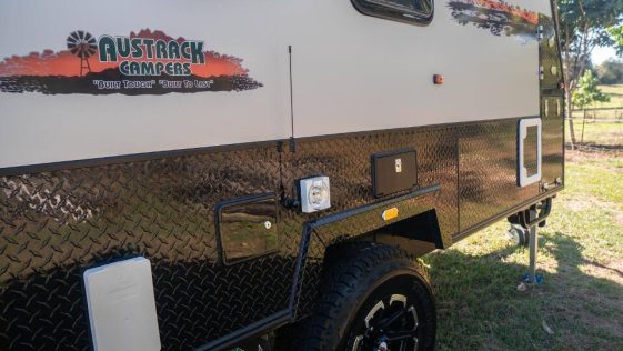 Austrack has a new offroad hybrid caravan with options for families
