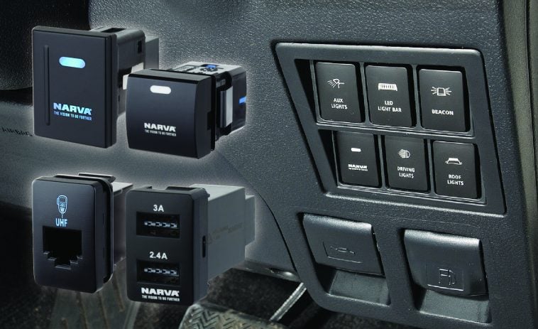 Narva expands OE style switches range - RV Daily