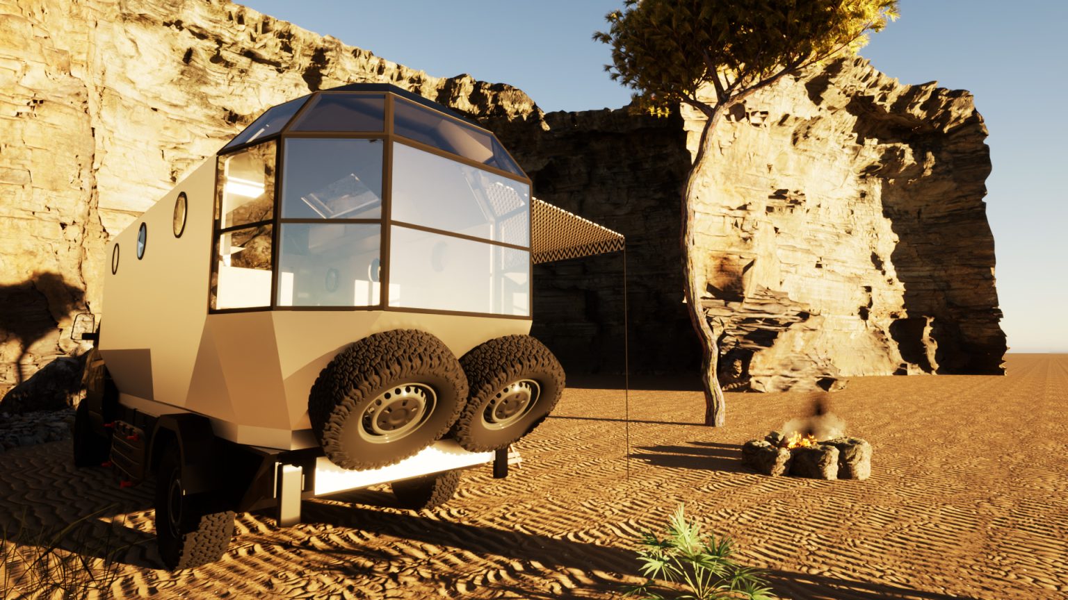 Texino Atrium - The RV with a giant window to the world