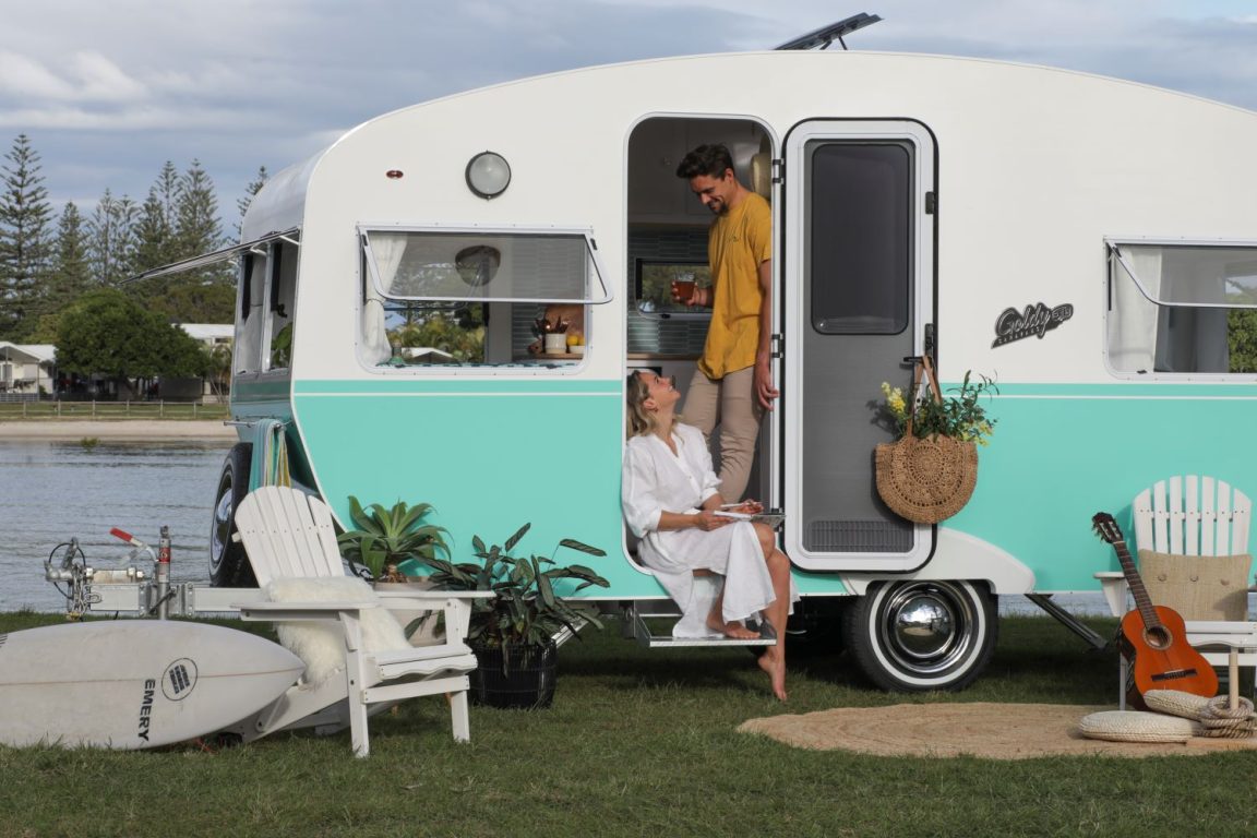 Are these the most beautiful vintage style caravans you've ever seen?