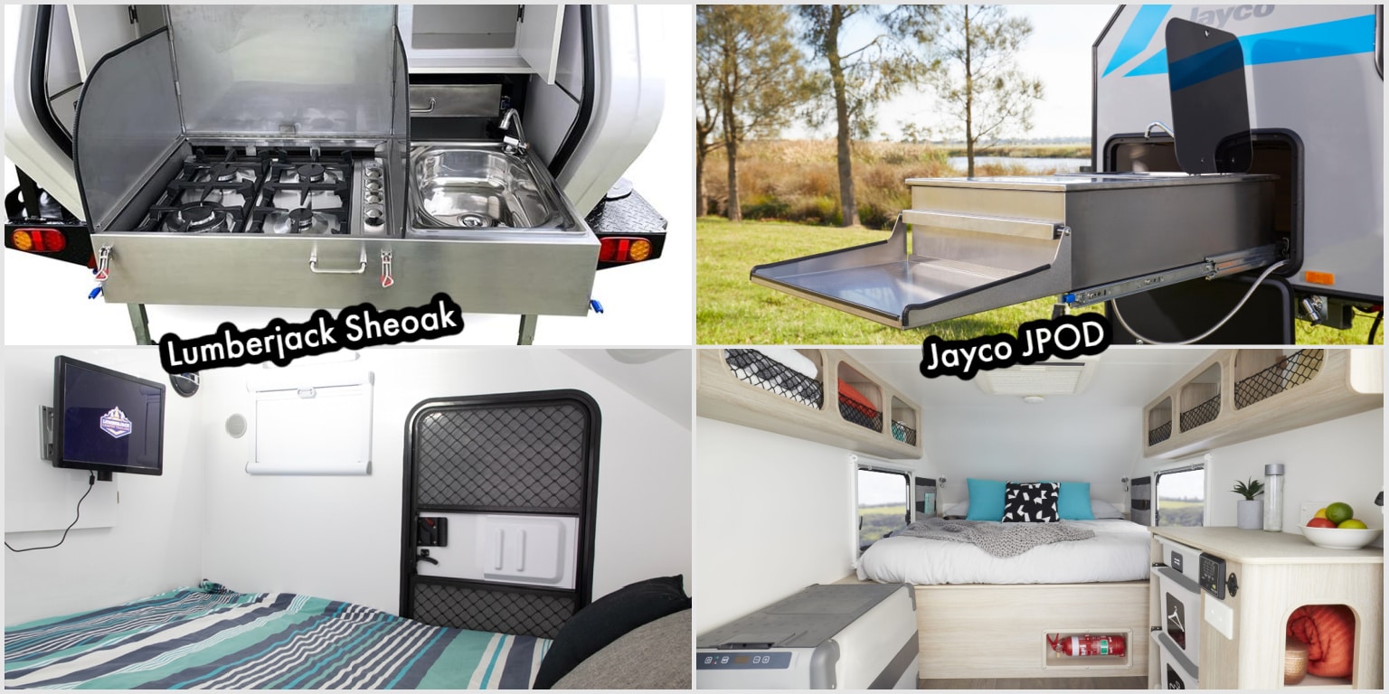 Spotlight on off-road pod campers: Lumberjack Vs Jayco