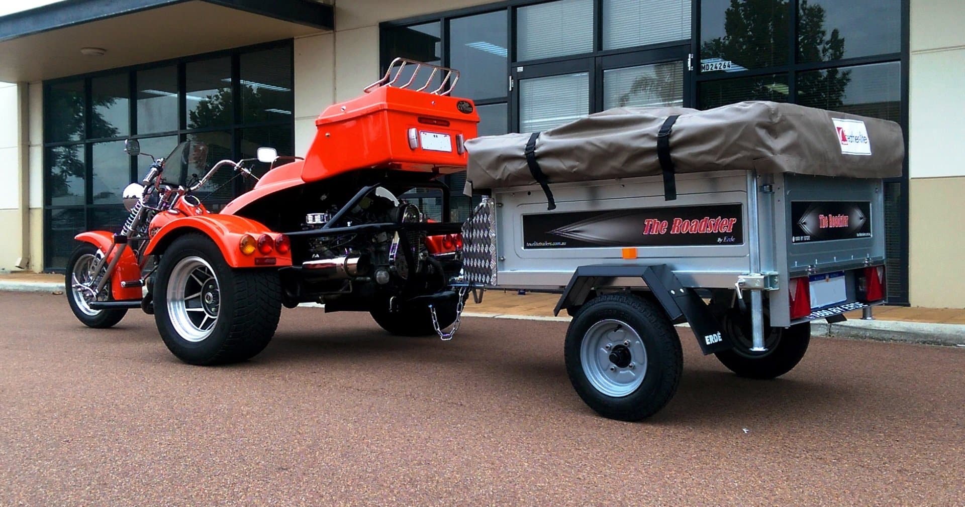 4 motorbike camper trailers for a steel horse adventure