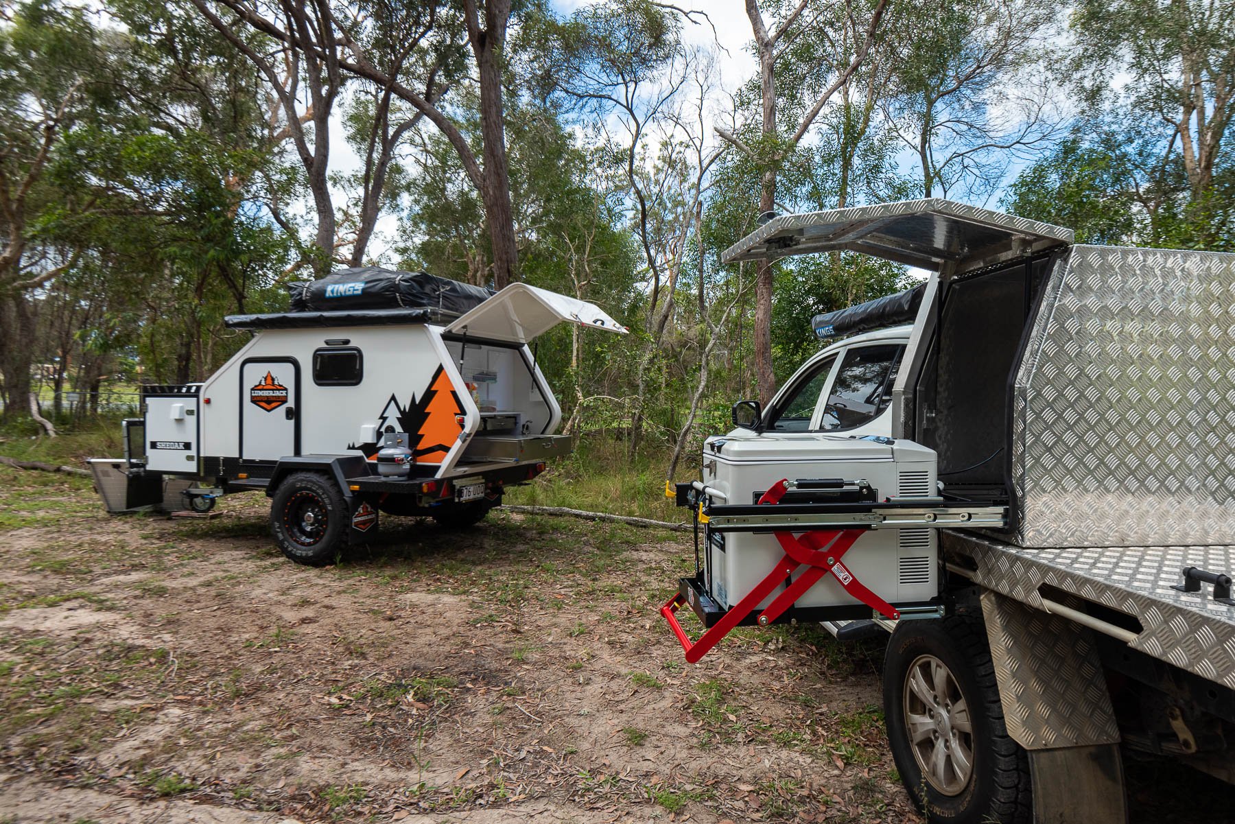 How to set up for off-grid travel with your caravan or trailer