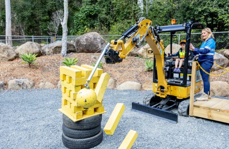 'Dig It' at Thunderbird Park with real excavators and wrecking balls