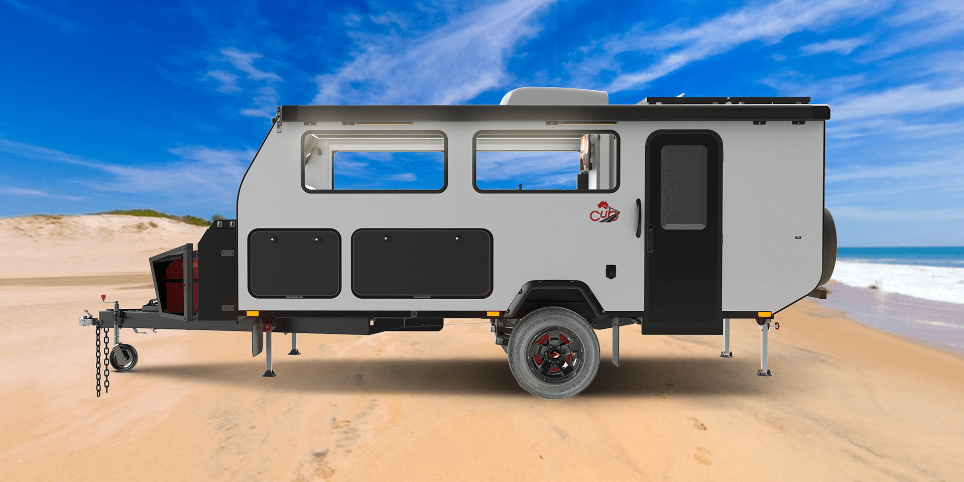 Introducing Cub Campers' new luxury pop-top caravan