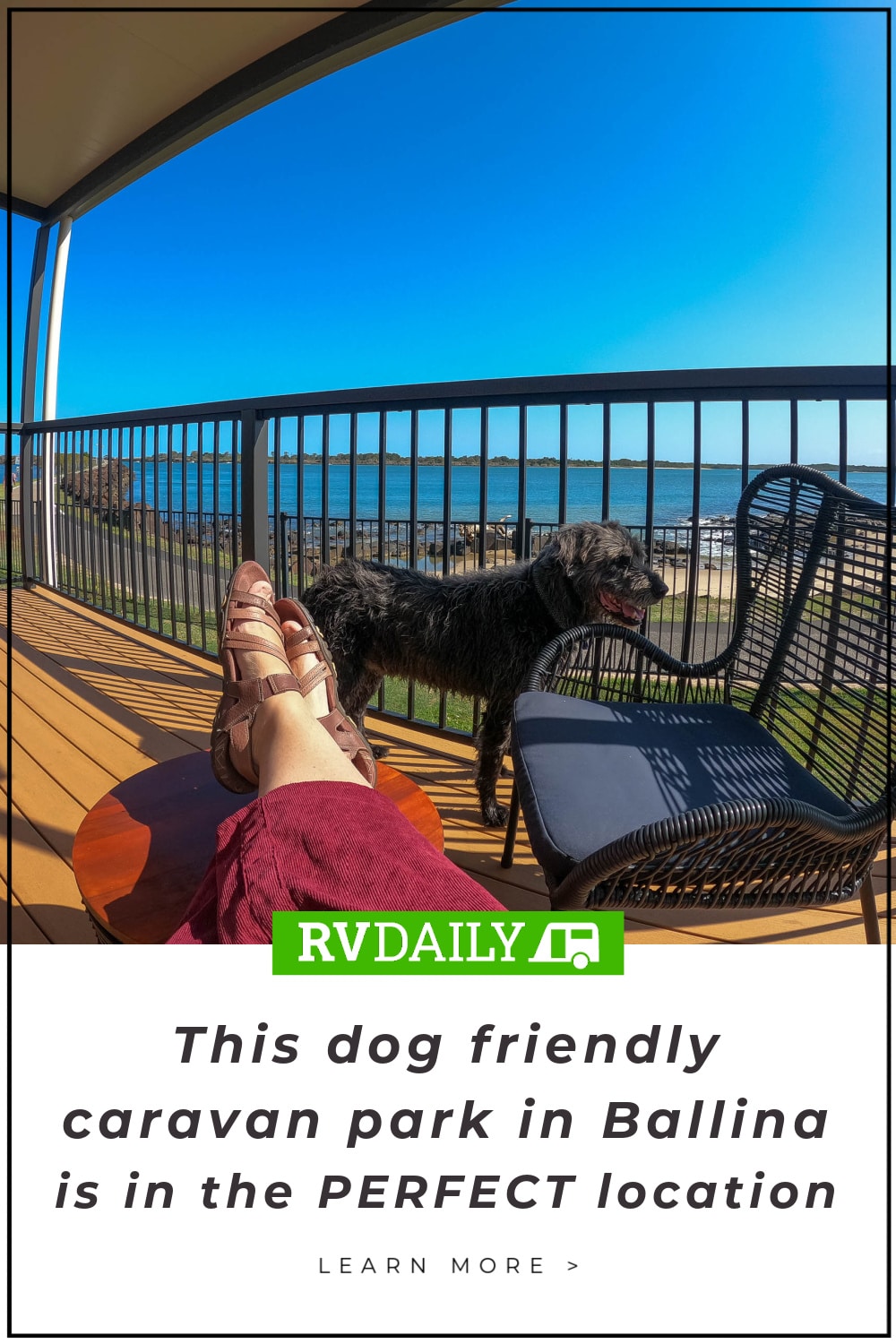 This dog friendly caravan park in Ballina is in the BEST location