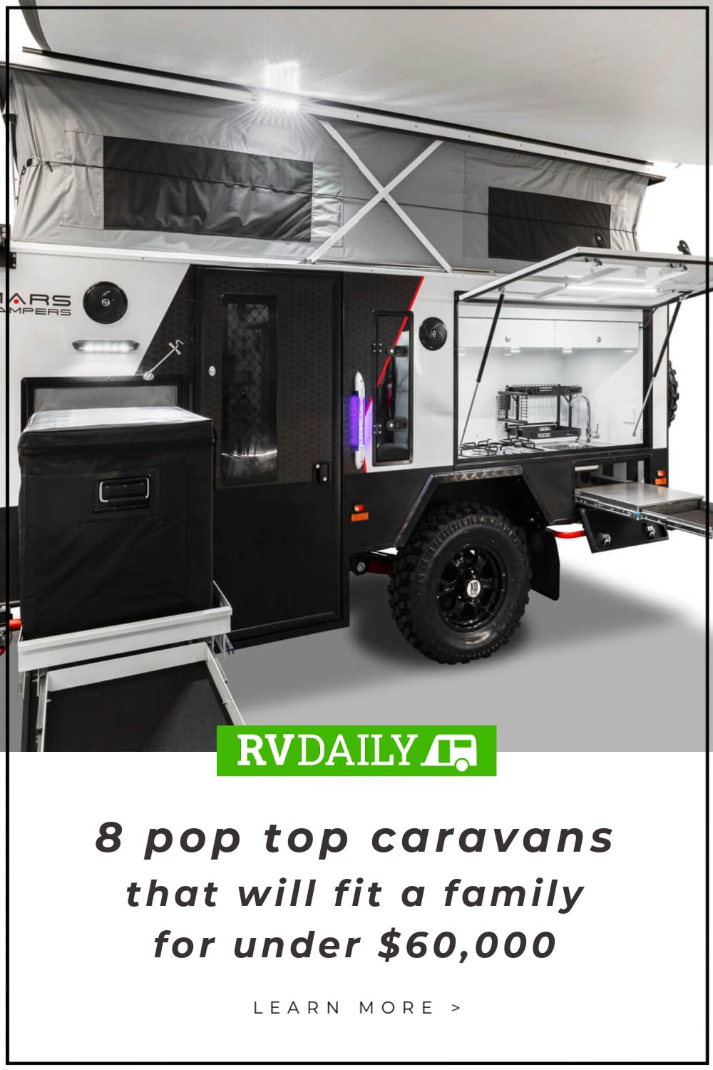 Pop top caravans: 8 options that will fit a family for under $60,000