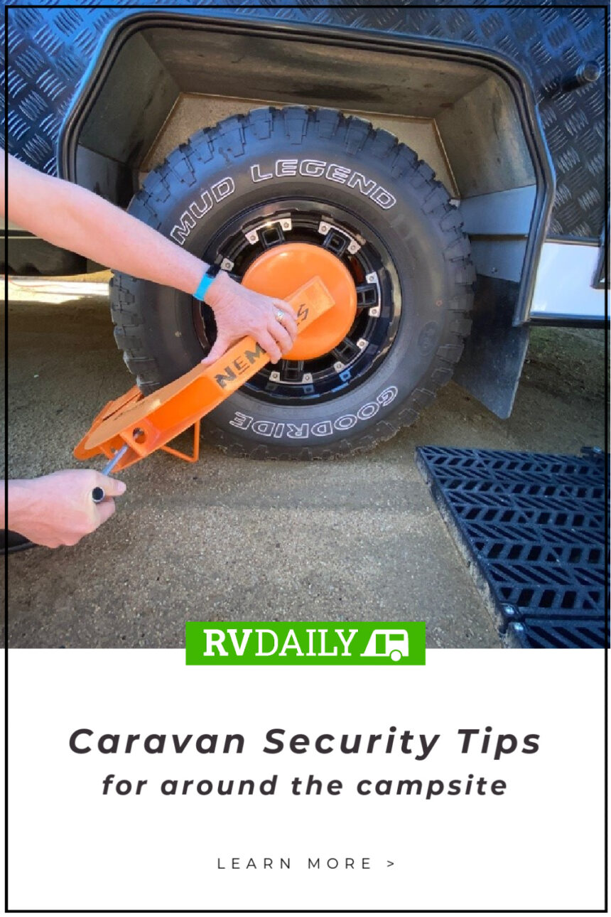 Caravan security tips for around the campsite