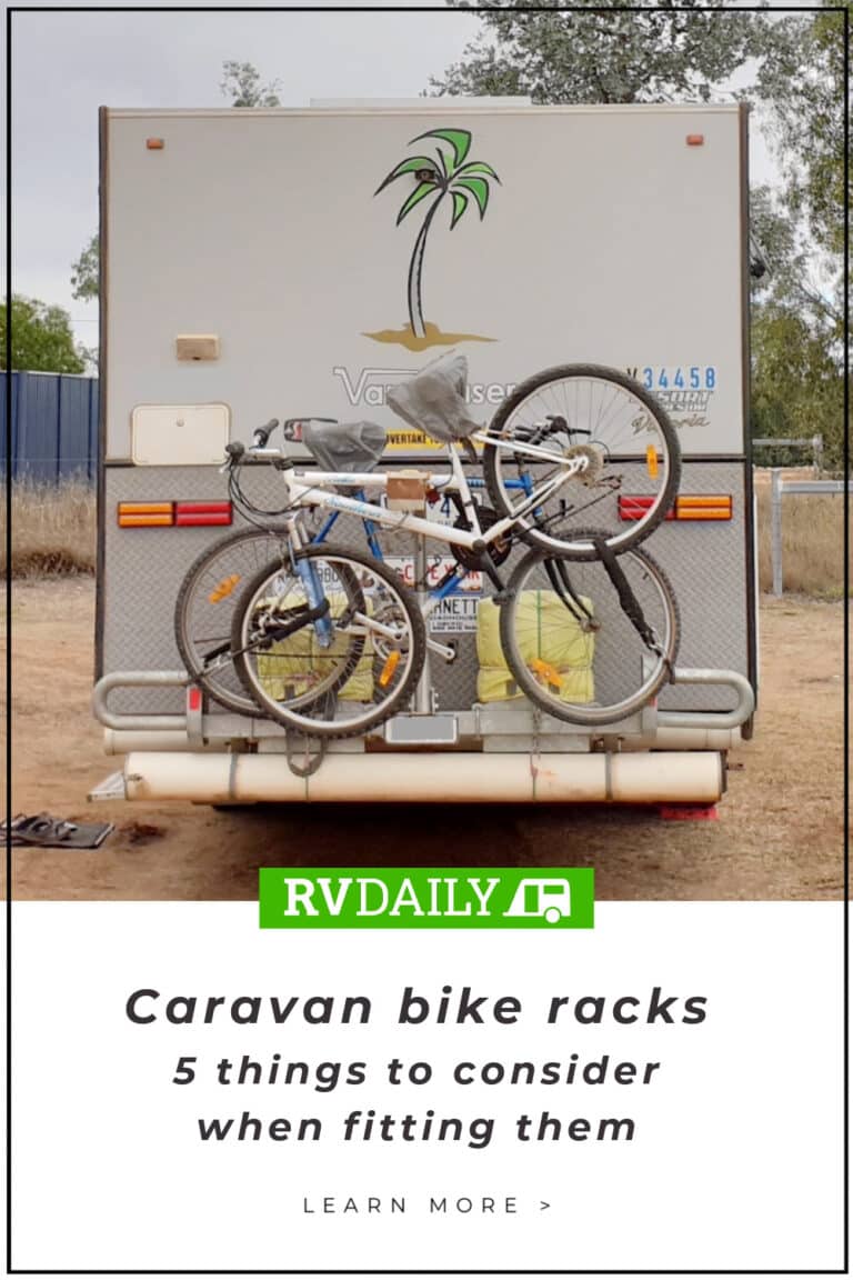 Caravan bike racks: 5 things to consider when fitting them