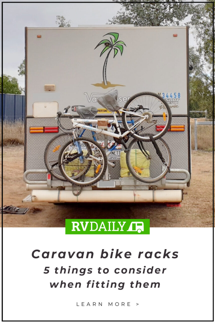 Caravan bike racks: 5 things to consider when fitting them