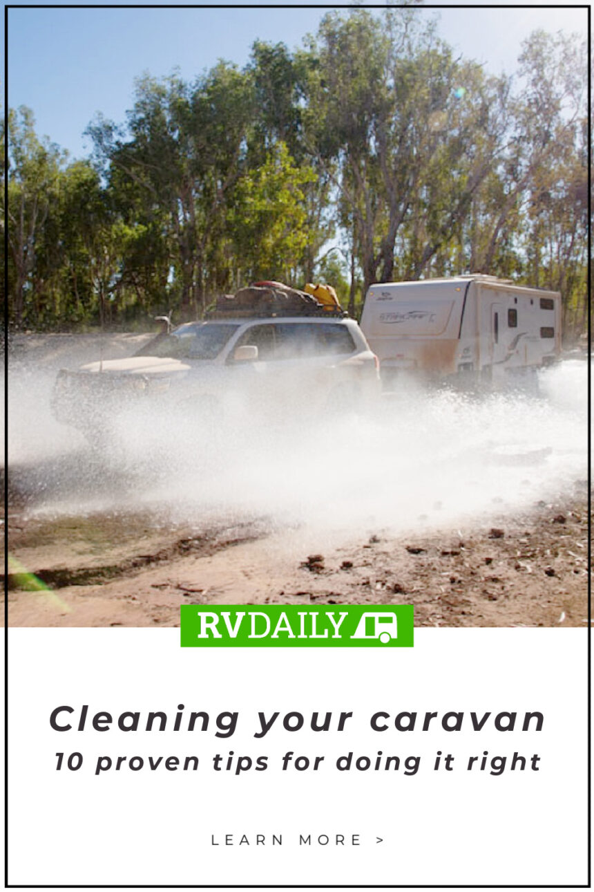 Cleaning a caravan - 10 proven tips for doing it right