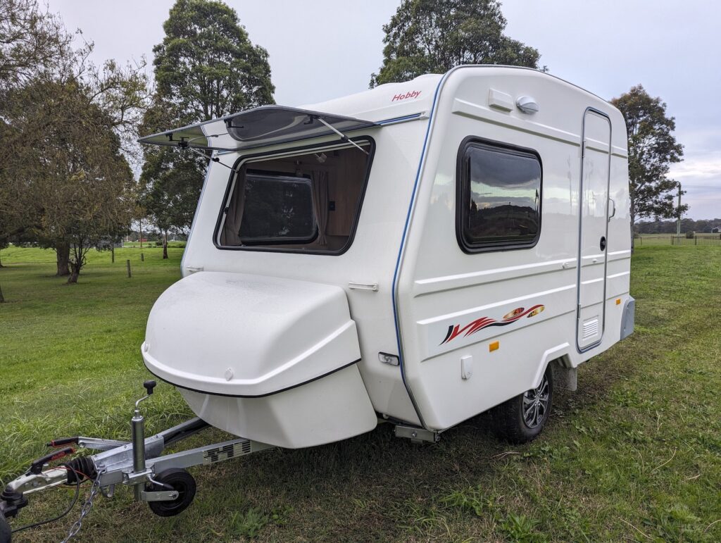 You won't believe how lightweight the new Euro Hobby caravan is