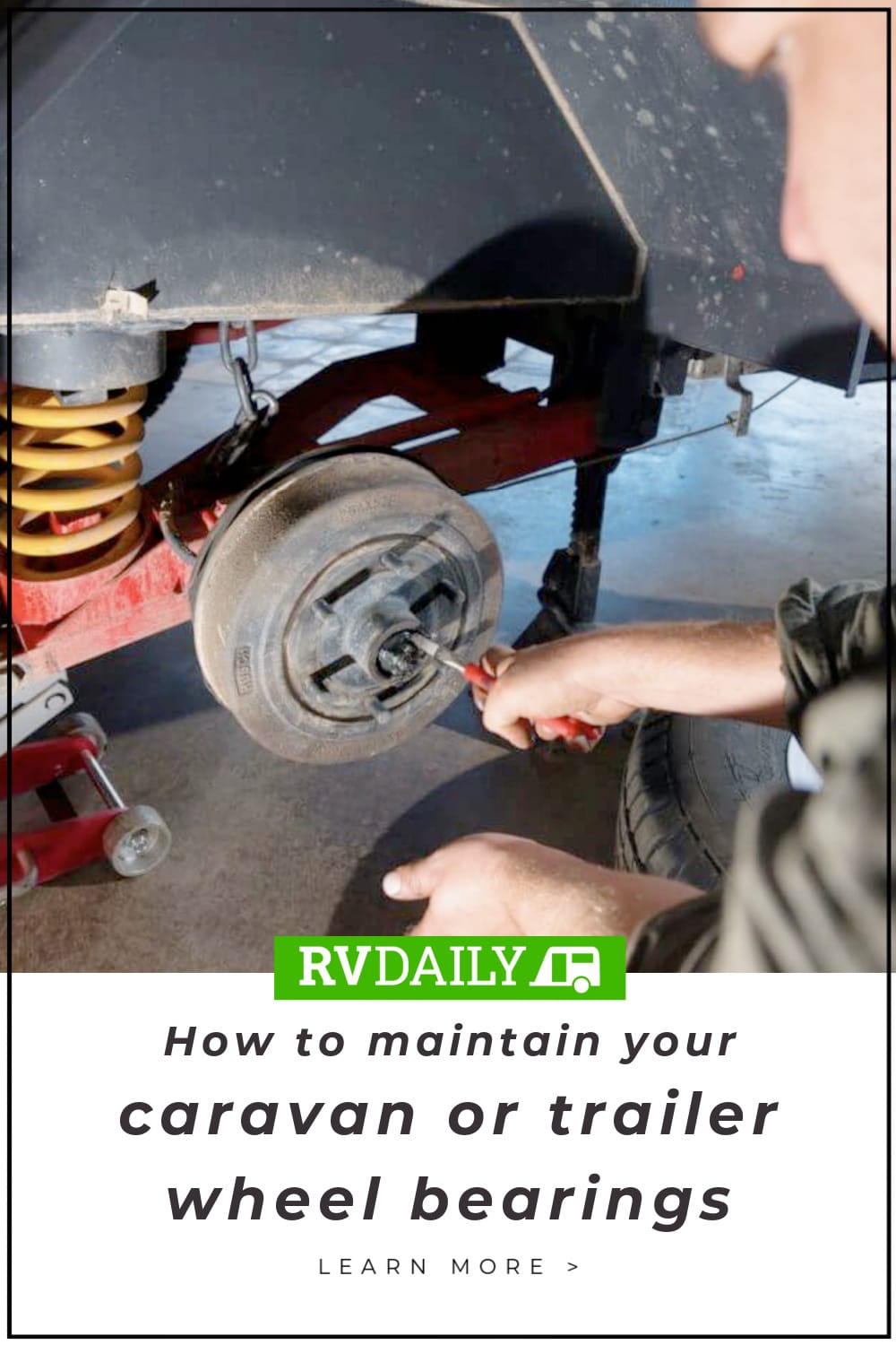 How to maintain your caravan or camper trailer wheel bearings