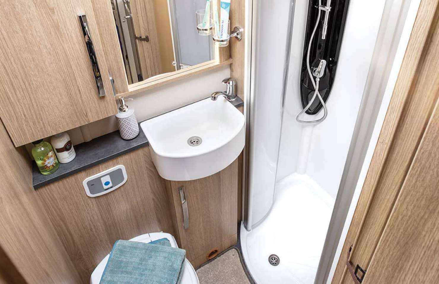 10 x motorhomes and campervans with an ensuite